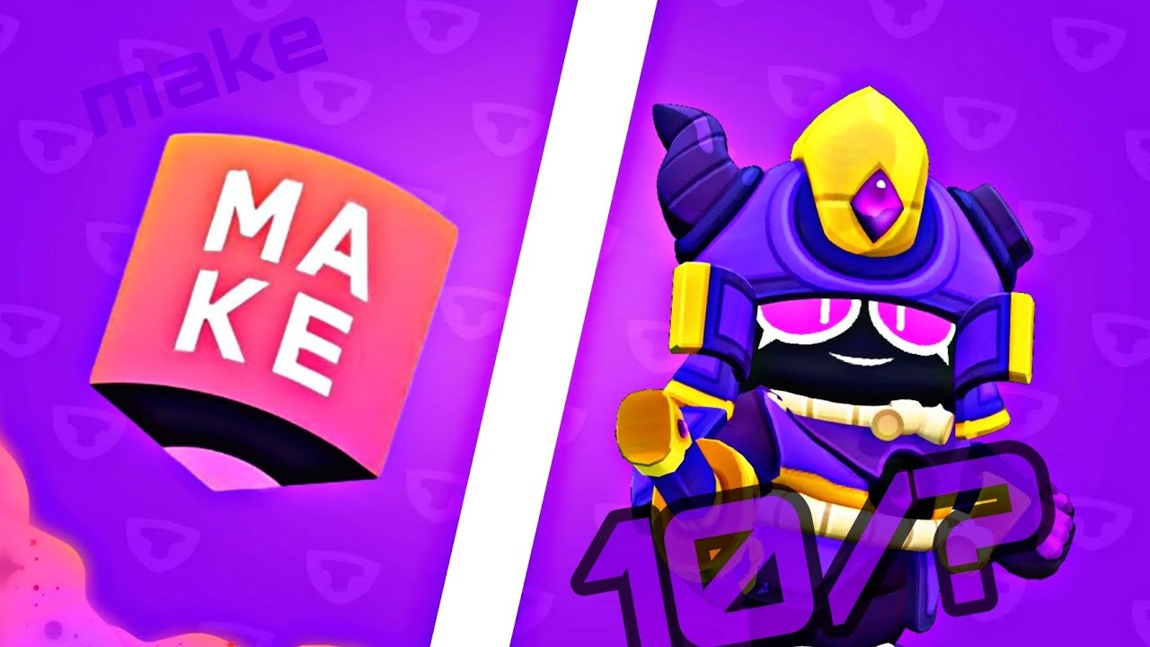 brawl stars make kostümlerini sıralıyoruz - YouTube