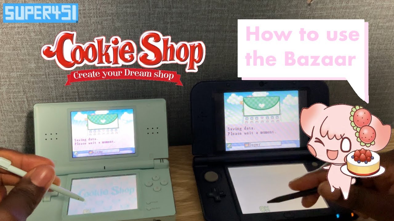 Cookie Shop DS - How to use the Bazaar - YouTube