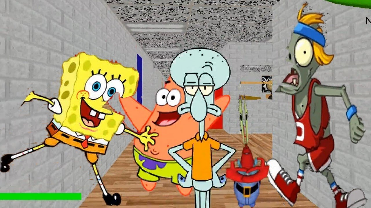 SpongeBob In Baldi's Basic's Mod - Baldi's Basics In Education And ...