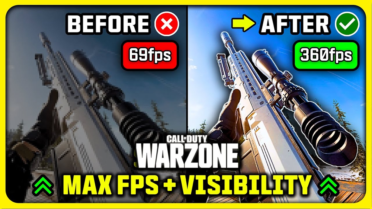 Best Warzone Season 5/Reloaded PC Settings (Max FPS + Visibility!) 📈 ...