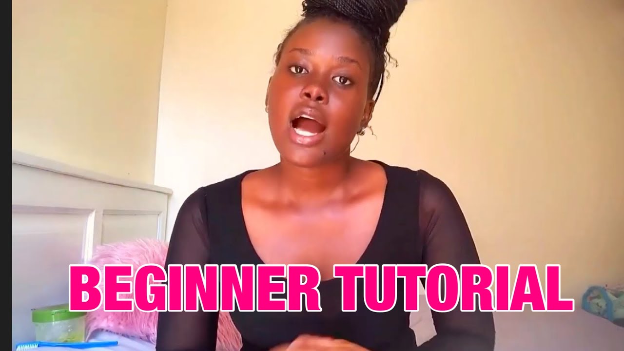 HOW TO LAY YOUR EDGES BEGINNER TUTORIAL. - YouTube