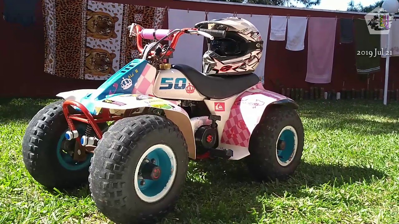 1987 Suzuki LT 50 | CUSTOM • Suzuki® - YouTube