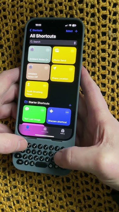 Clicks keyboard: How to add a keyboard shortcut to an iOS Shortcut ...