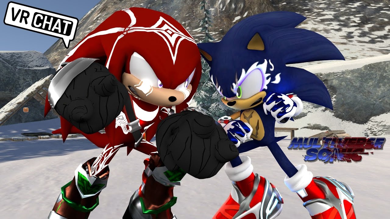 Multiverse Sonic vs Multiverse Knuckles [VRChat] - YouTube