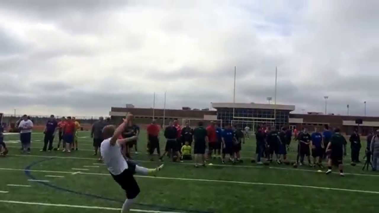 Chris Sailer Kicking Punter Bailey Raborn smashes a punt. - YouTube