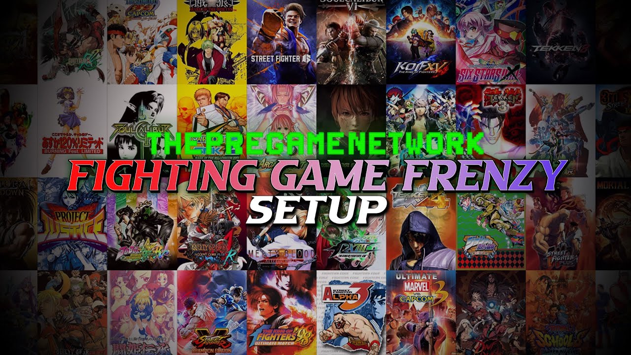 ThePreGameNetwork Fighting Game Frenzy - Setup - YouTube
