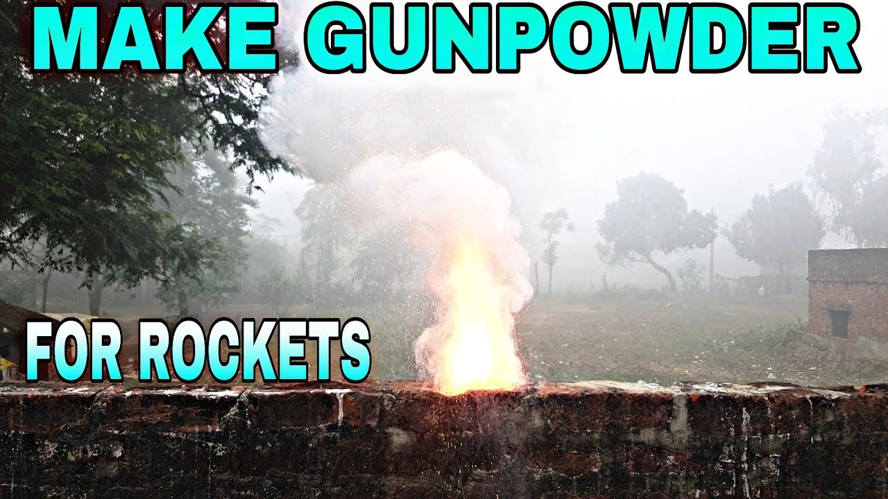 How To Make Gunpowder || Homemade Gunpowder || Gunpowder For Model ...