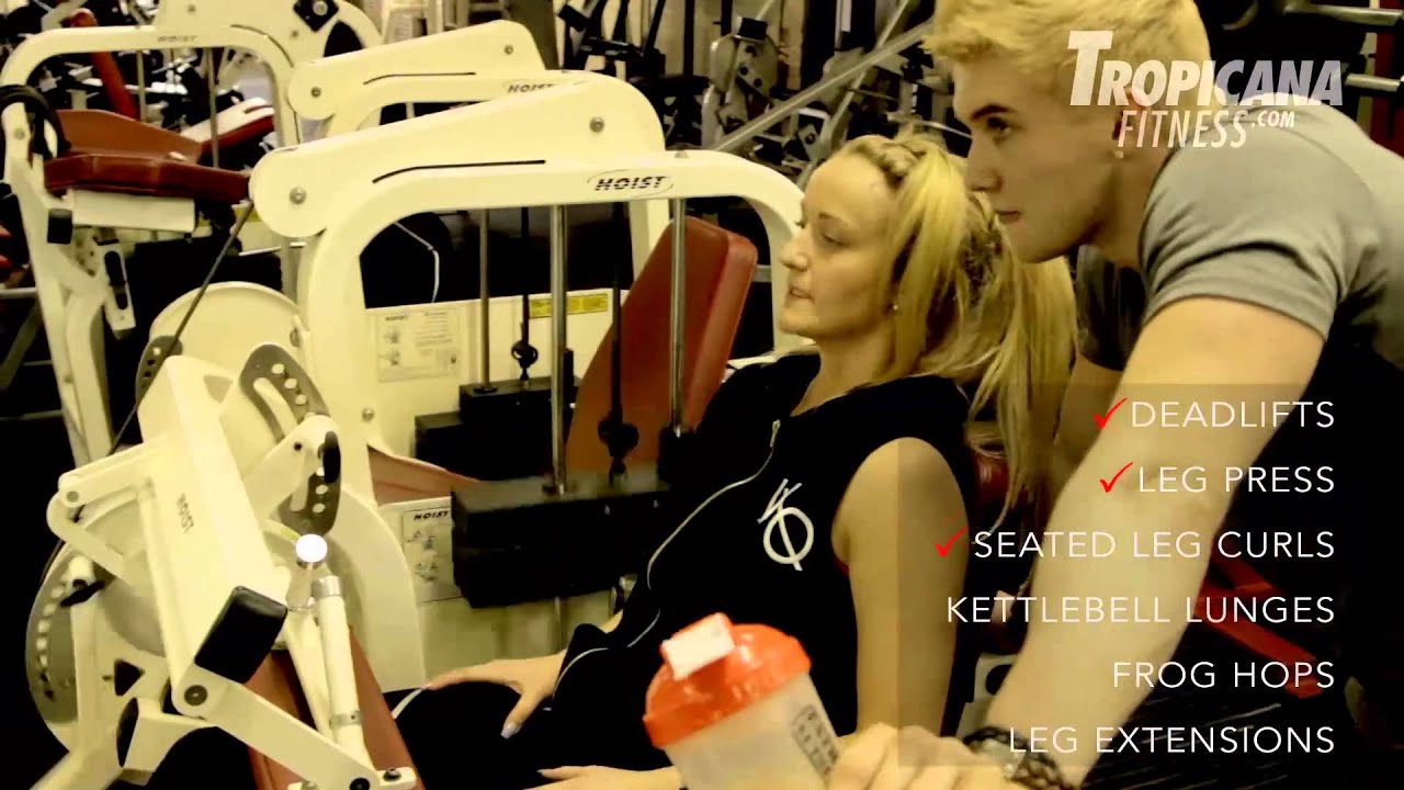 15s Highlight of Legs Workout with Alph Couple Zac Aynsley & Abbie ...