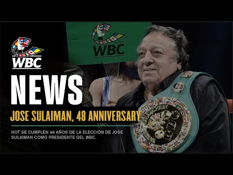 José Sulaimán 48 anniversary of his election as Presidente WBC - YouTube