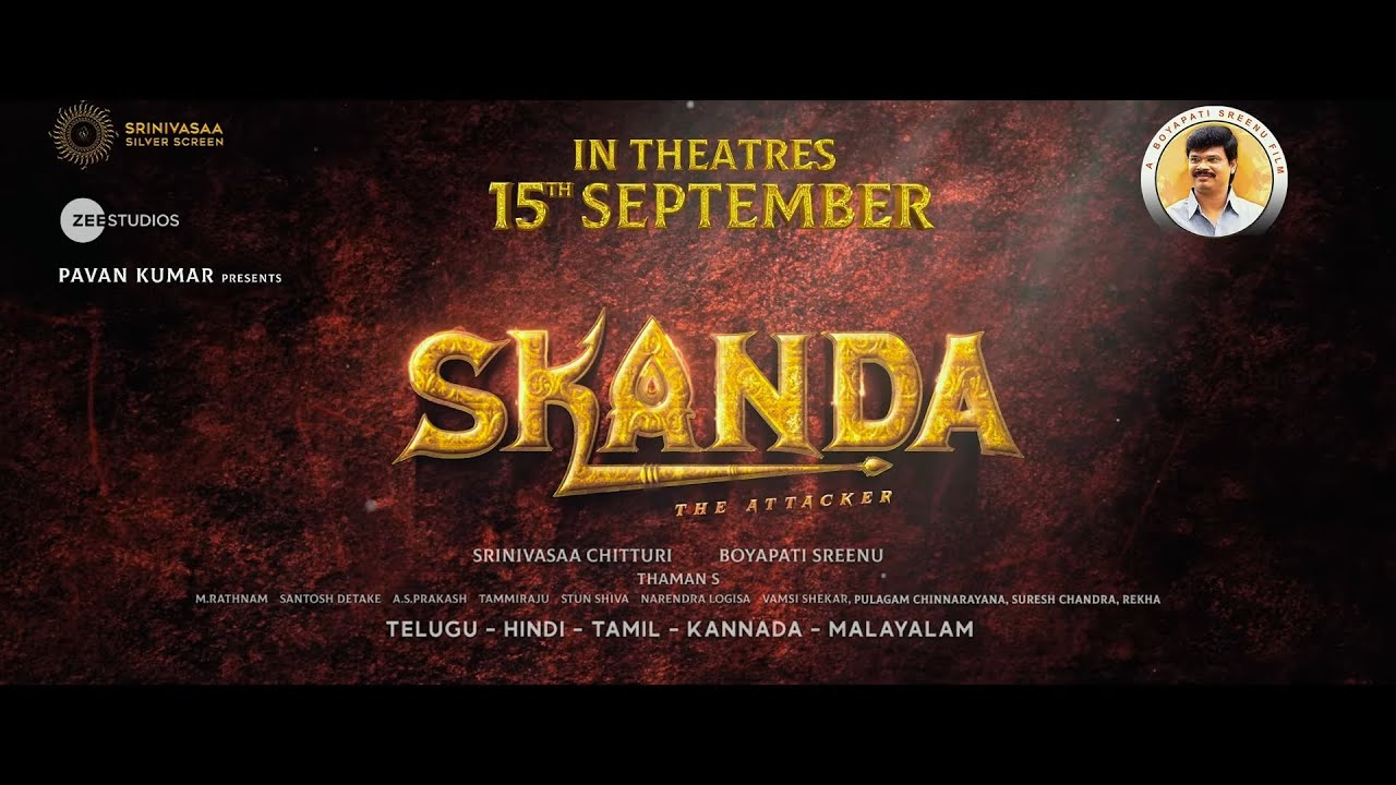 Skanda Trailer | Ram Pothineni, Sree Leela | Boyapati Sreenu | Thaman S ...