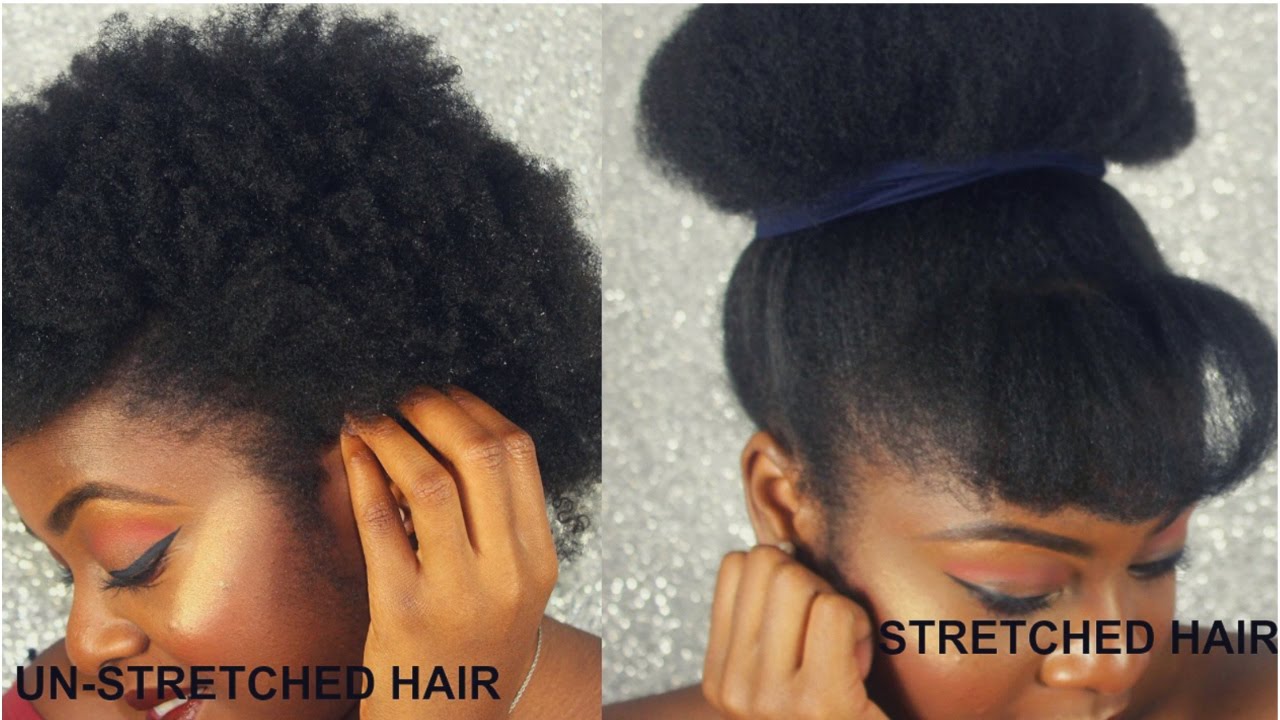 How to Stretch out Natural Hair with NO HEAT | Tomi Popoola - YouTube