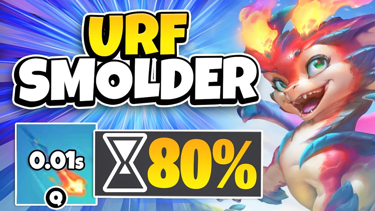 THE FIRST URF SMOLDER GAME ON YOUTUBE (INFINITELY STACKING ELDER ...
