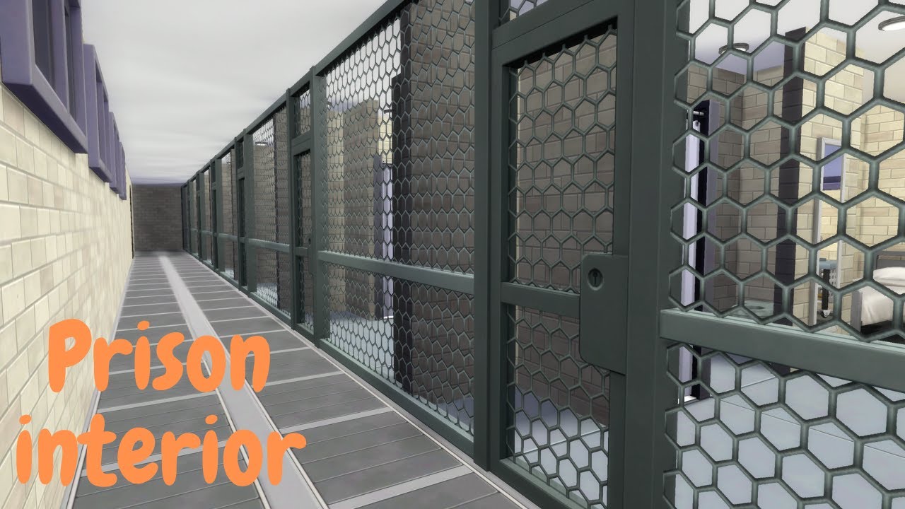 Rehabilitative prison Sims 4 build | part 2 of 2 | interior - YouTube
