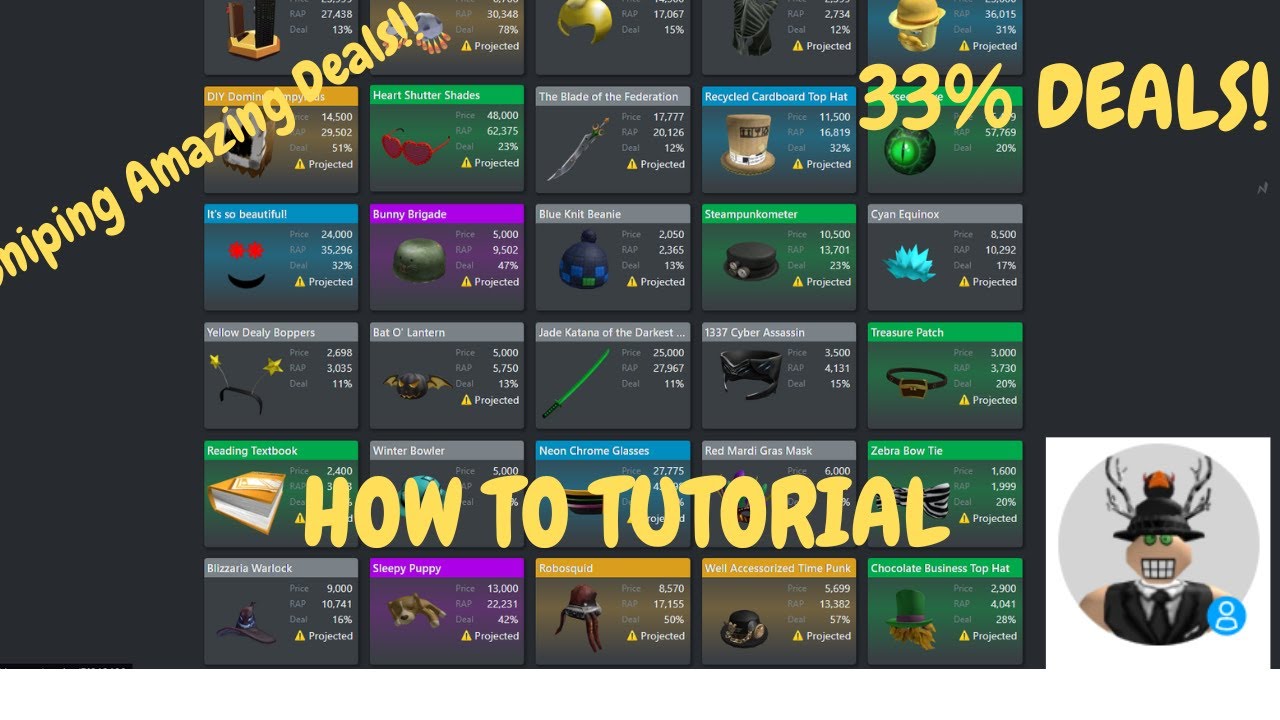 How to Sniper Cheap Limiteds On Rolimons!! - YouTube
