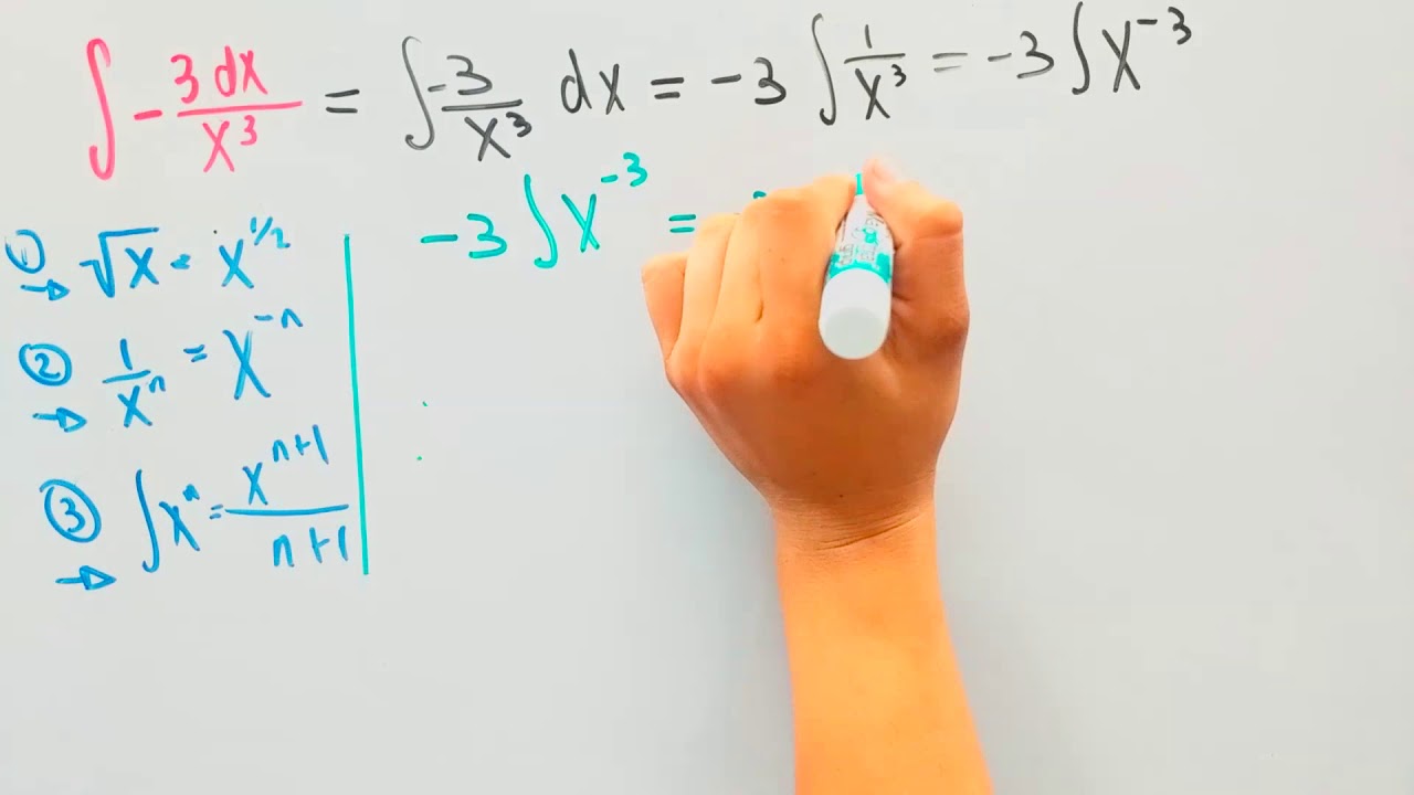 Calculo integral ejercicio 3 (cociente) - YouTube