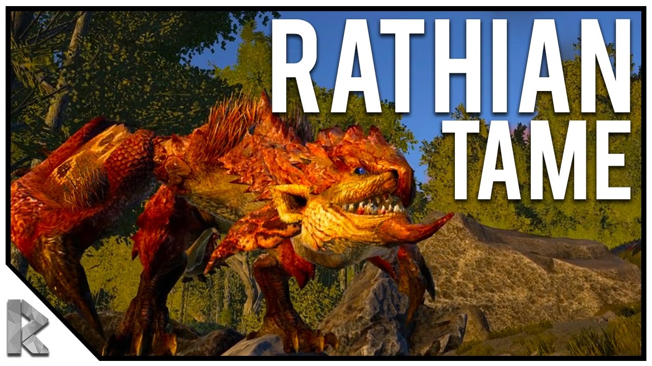 Rathian Monster Tame! - Ark Survival Evolved PVE #4 - YouTube
