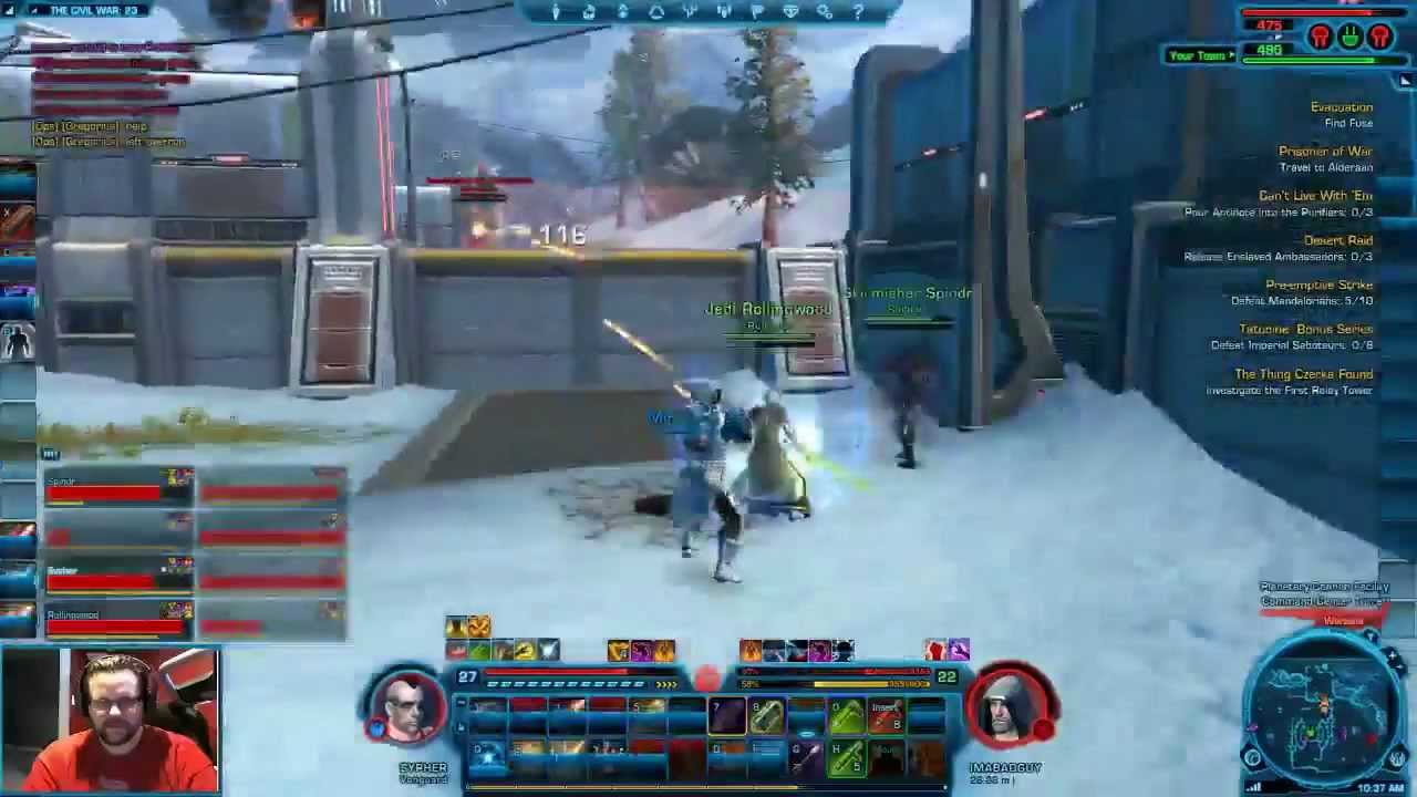 SWTOR PvP Trooper Vanguard Republic "Star Wars the Old Republic" - YouTube