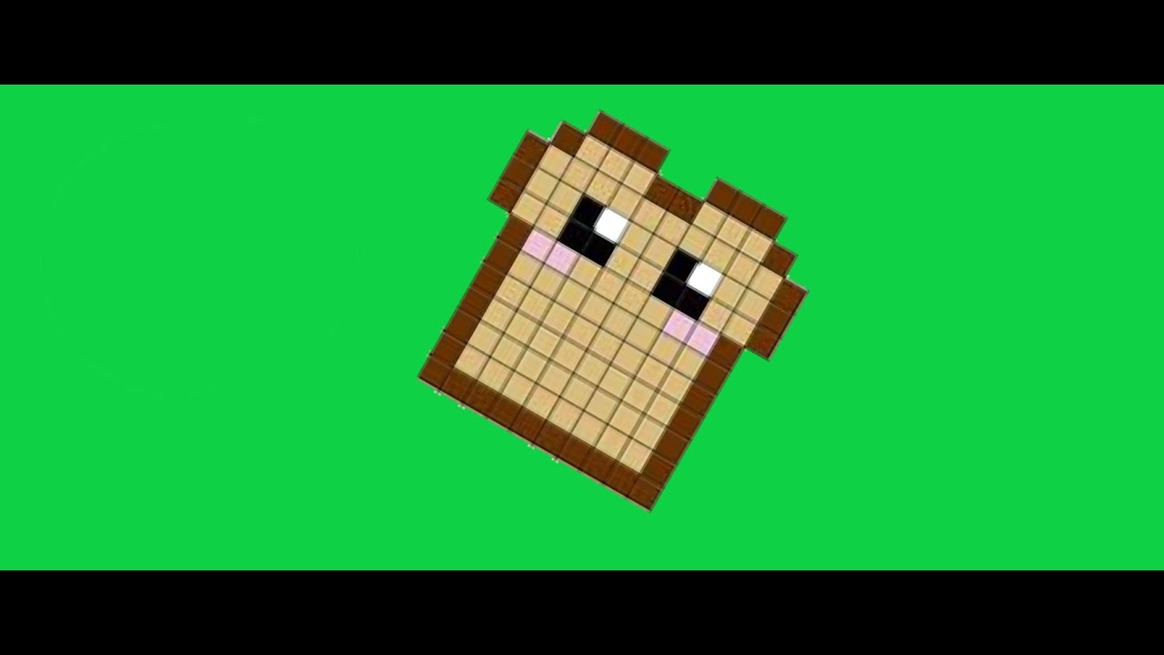 How to build a pixel art cute toast in Minecraft! - YouTube