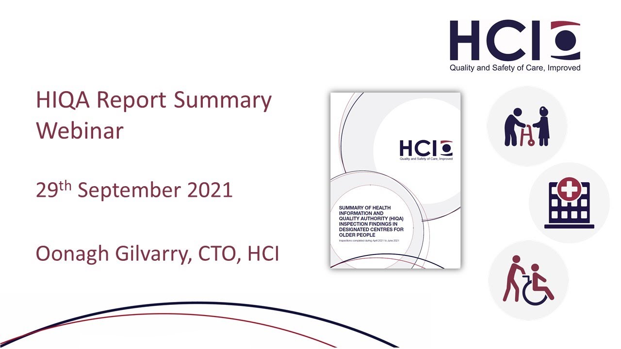 Webinar: Summary of HIQA Inspection Findings in Nursing Homes April ...