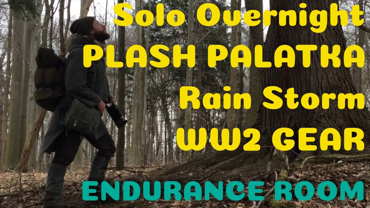 Bushcraft: Winter Overnight, Plash Palakta, WW2 Mountain Ruck Frame ...