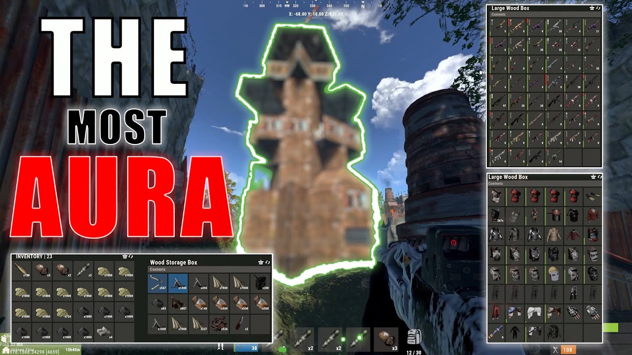 The most AURA base in Rust - Rust Console - YouTube