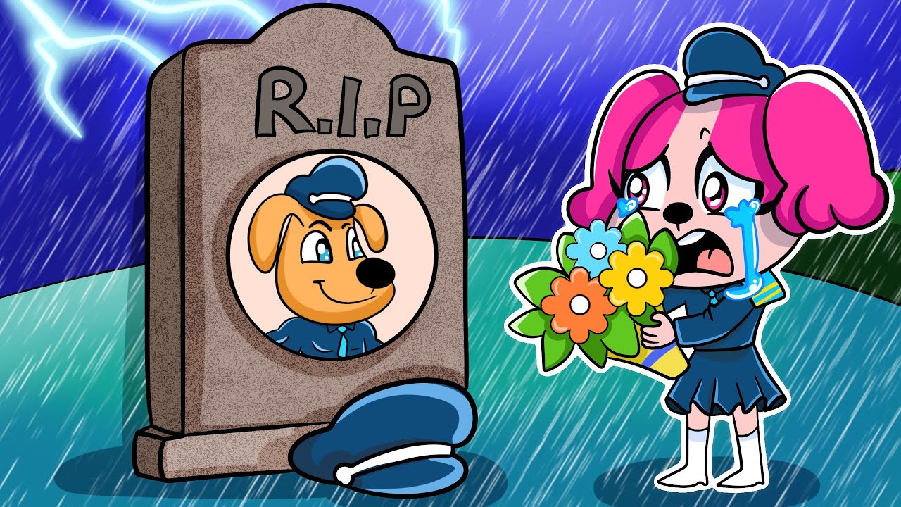 Papillon Says Goodbye To Sheriff Labrador | Very Sad Story | Sheriff ...
