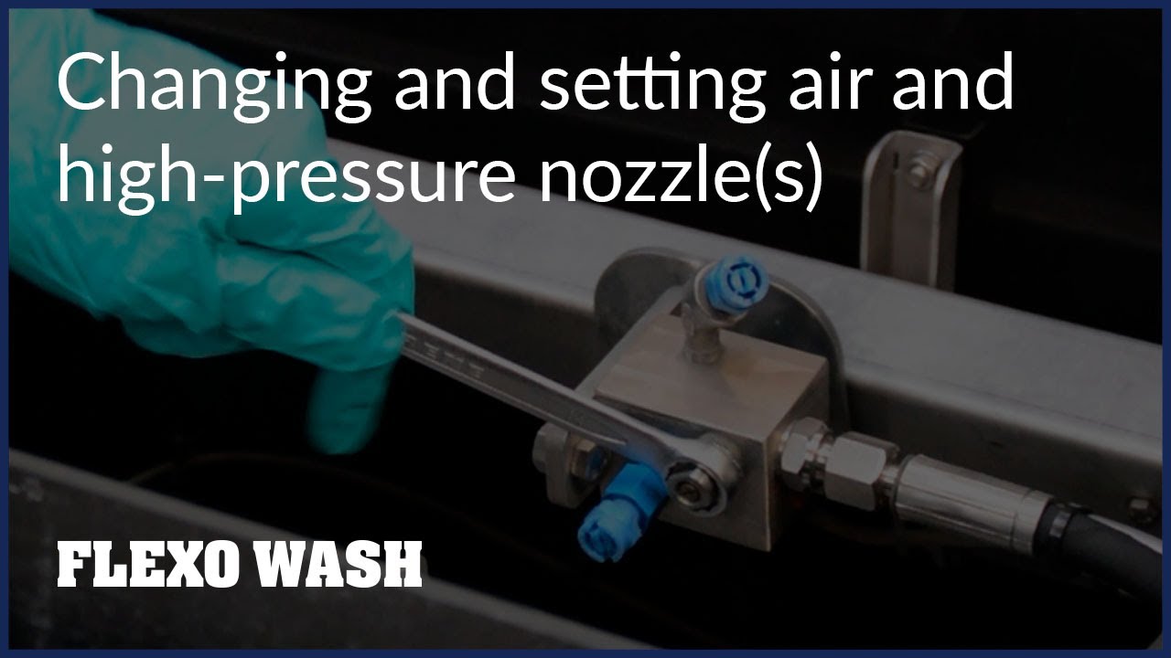 How to change and set air and high pressure nozzle(s) - YouTube
