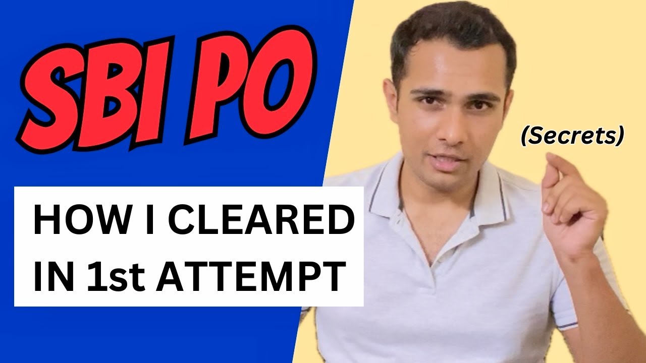 How I cleared SBI PO in first attempt | Best Strategy & Sources | Topper Ashutosh - YouTube