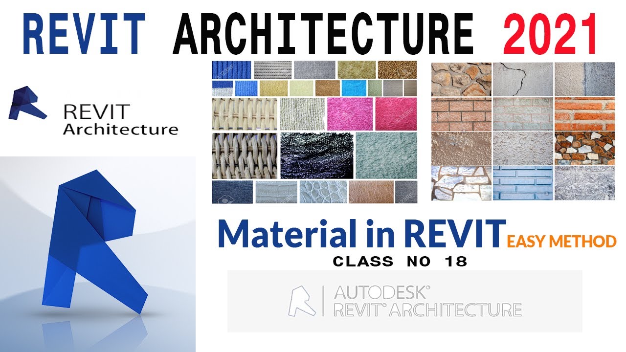 Material in Revit || How to Apply material in revit Architecture ||Wall ...