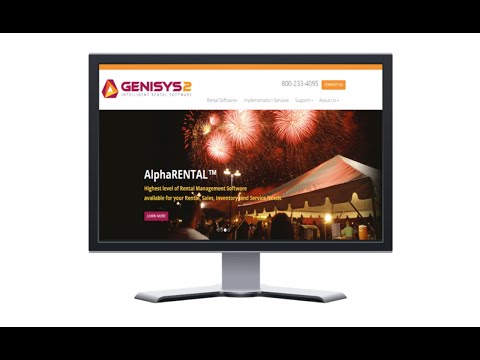 Genisys 2 "Not just software. Intelligent rental software." - YouTube