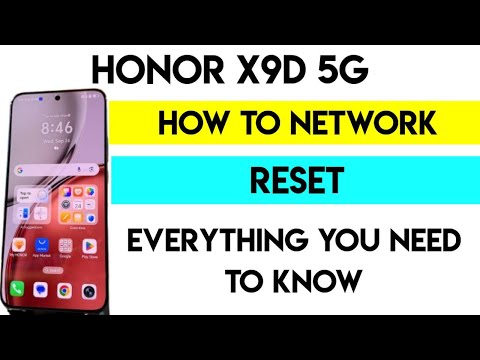 How to Fix Honor X9d Network Issues (Reset Network Settings)#honorx9d