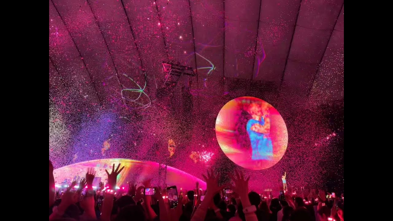Coldplay Live 2023 [4K 60FPS] Music of the Spheres Tour (Tokyo, Japan ...