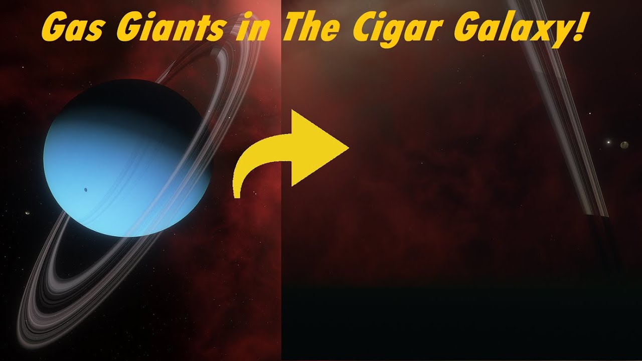 I found some interesting Gas Giants🪐 in the Cigar Galaxy🌌! | Space ...