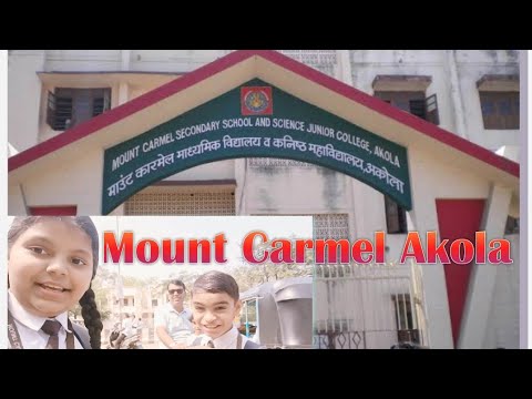 Vlogger Khushi at Mount Carmel School | Akola News - YouTube