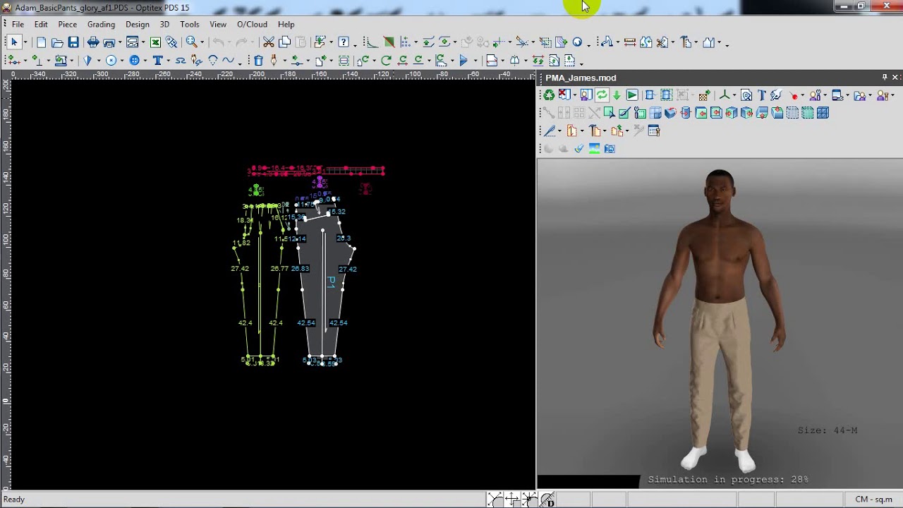 Optitex 3d Design | 3d Modeling Software | Optitex 3D Dress | 3d pant ...