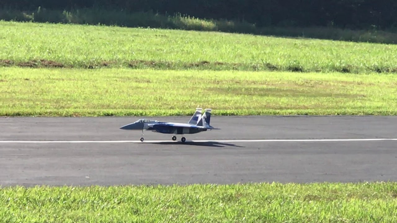 E-Flight F-15 Eagle 64mm EDF - Flight #1 - YouTube