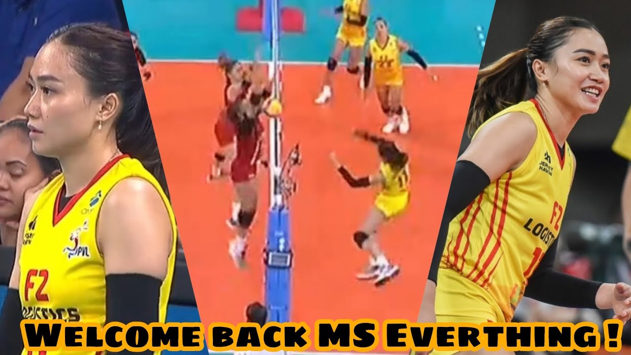 Comeback ! Ms Everything Cha Cruz-Behag Highlights vs PLDT - YouTube