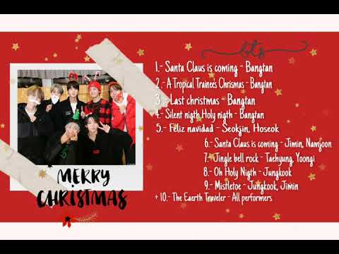 BTS canciones de navidad 2020/ BTS Playlist Christmas songs 2021 - 2023