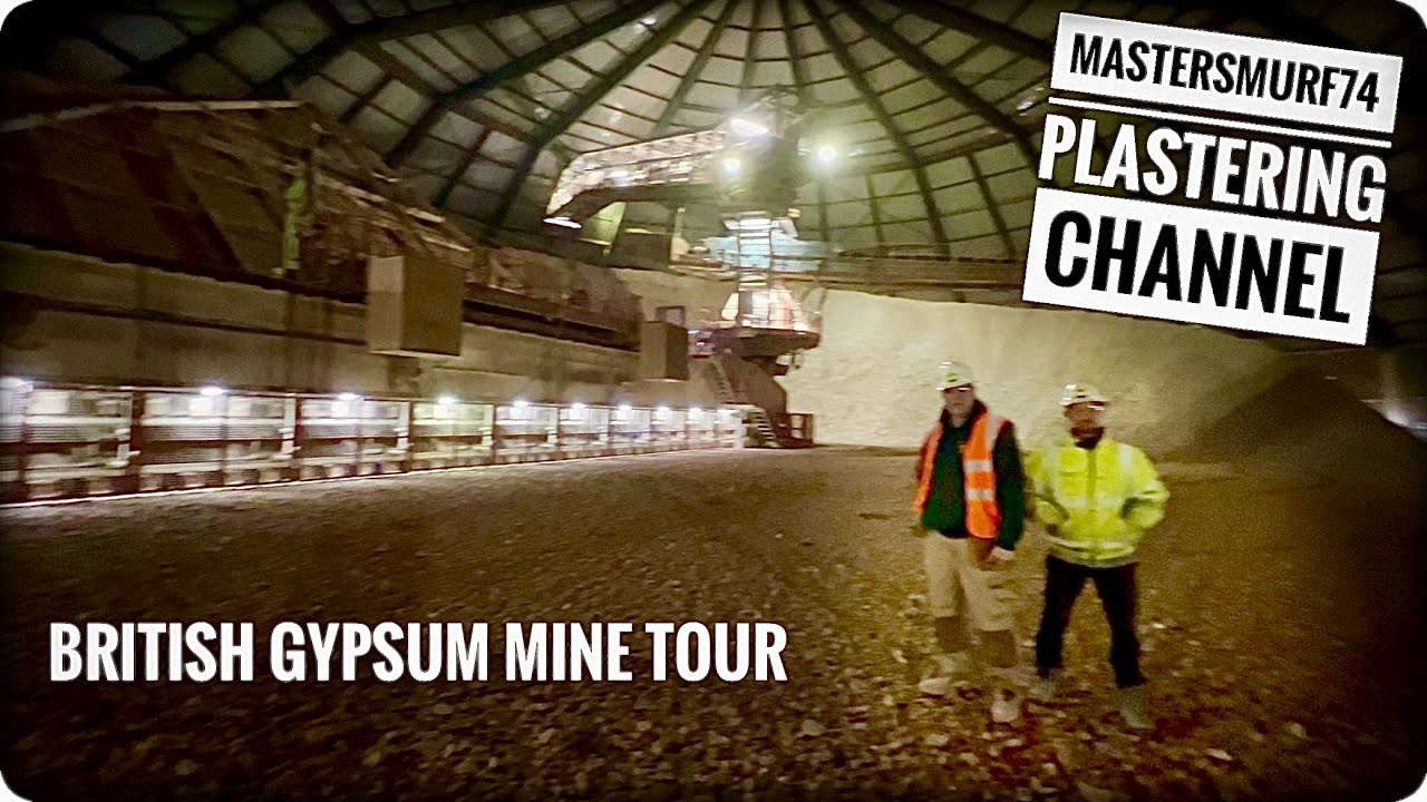 A SPECIAL BRITISH GYPSUM MINE TOUR at Barrow upon Soar. How Plaster is ...