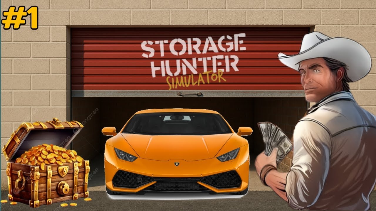 FIRST DAY IN STORAGE HUNTER SIMULATOR // #1 - YouTube