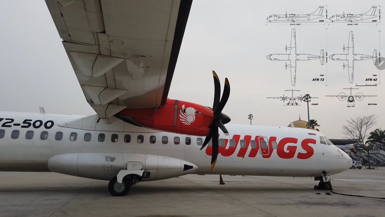 ATR-72/500 Walkaround Video including Cockpit and Open Engine. DJI Osmo ...
