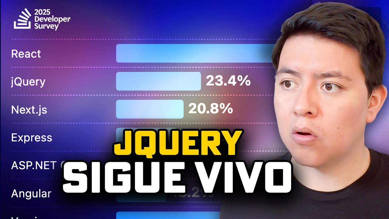 Las IAs no convencen a los DEVELOPERS | Encuesta StackOverflow 2025 - YouTube