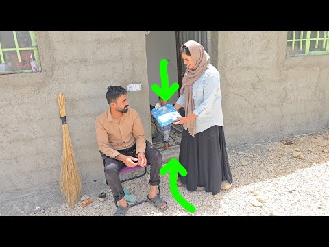 Ali and Parisa's love and affection: Parisa's romantic gift to Ali in nomadic life