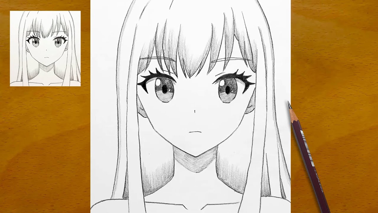 Most Beautiful Anime Girl Sketching Most Beautiful Anime Princess