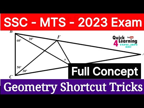 SSC MTS 2023 | Geometry Class 1 | Basic Concept to Full Class ...