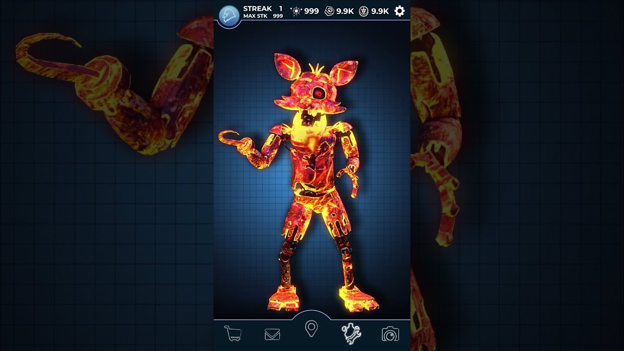 Scorching Foxy in FNaF AR - YouTube