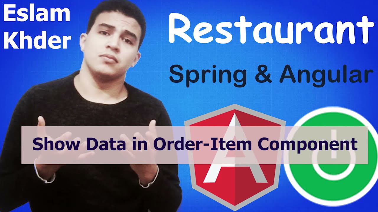 Show Data in Order-Item Component - YouTube