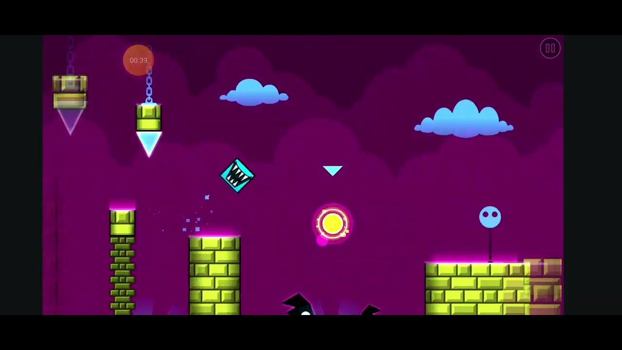 Over The Clouds Geometry Dash Breeze - YouTube