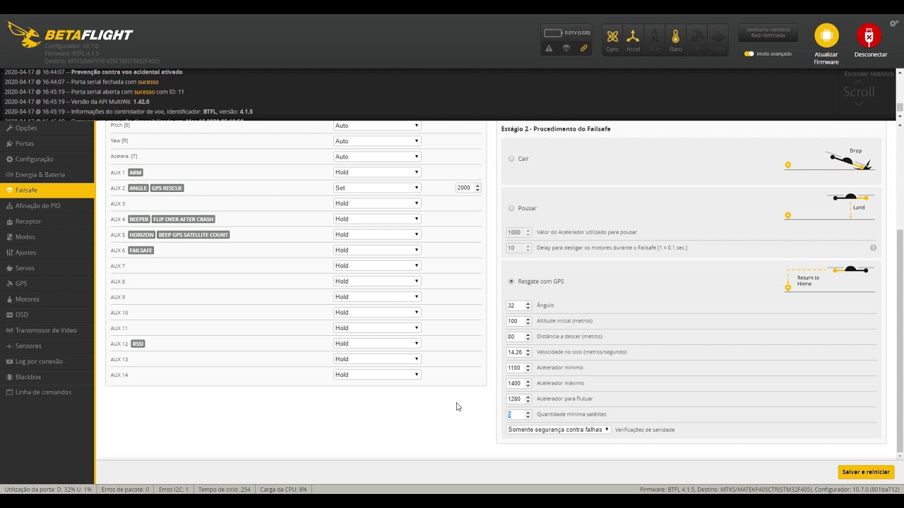 Configurando GPS Rescue Betaflight. - YouTube