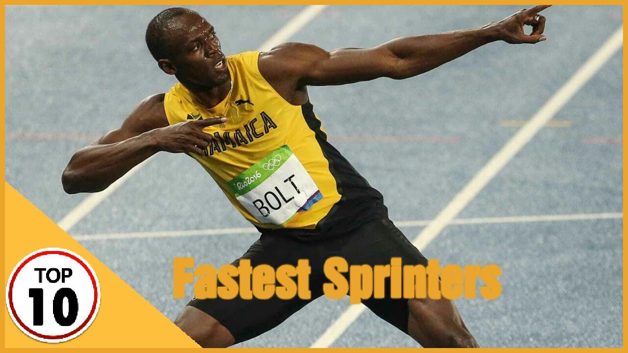 The Top Ten Most Fastest Men On Earth - YouTube